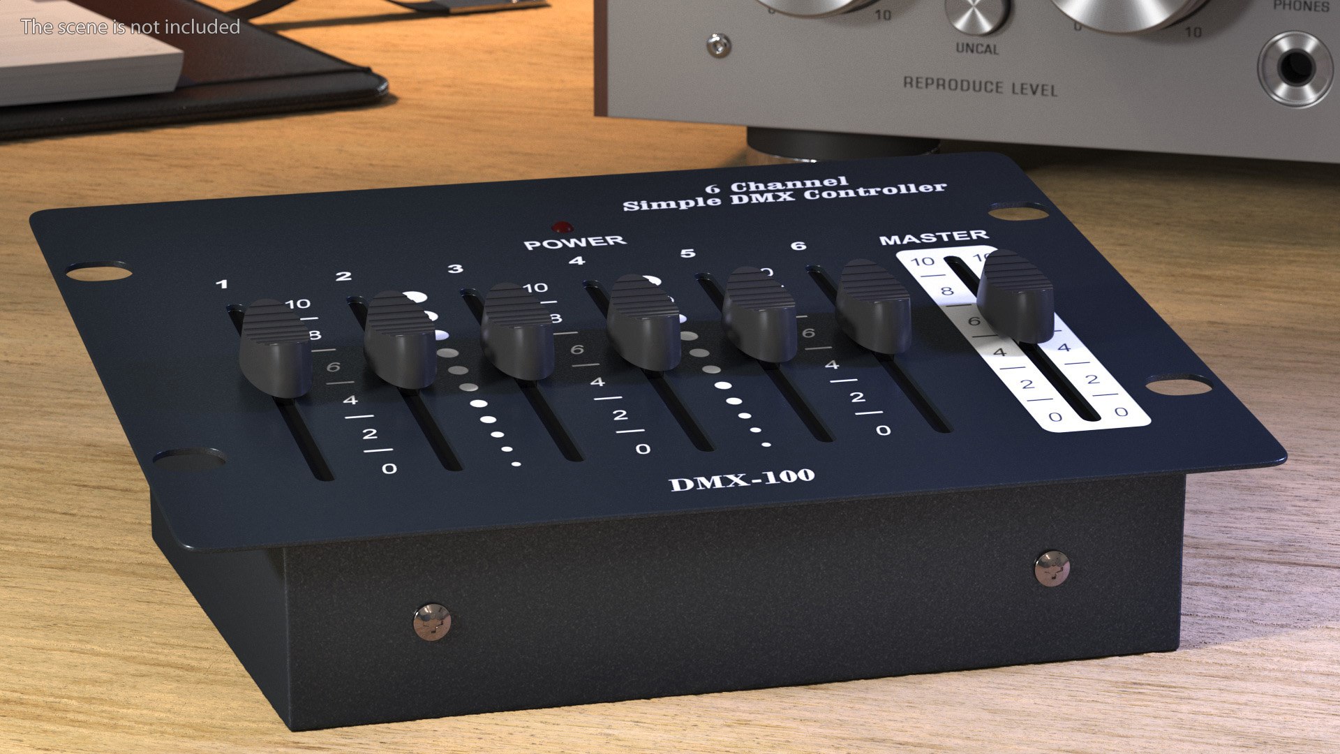 Six Channel Simple Dmx-10 Controller 3D - TurboSquid 1985969