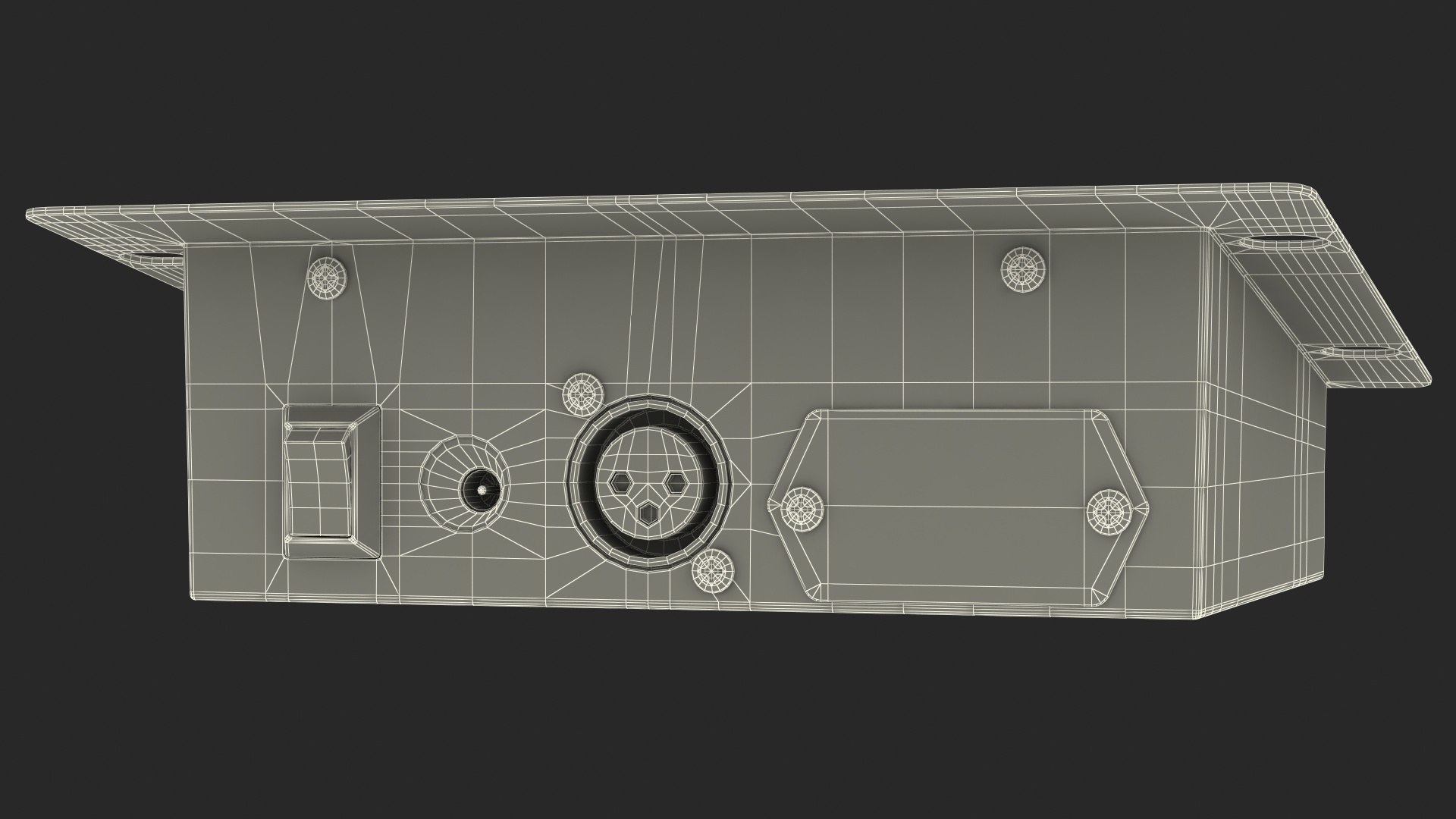 Six Channel Simple Dmx-10 Controller 3D - TurboSquid 1985969