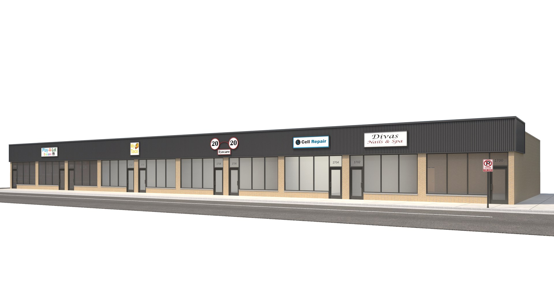 3D Store Retailer Mall Model - TurboSquid 1651718