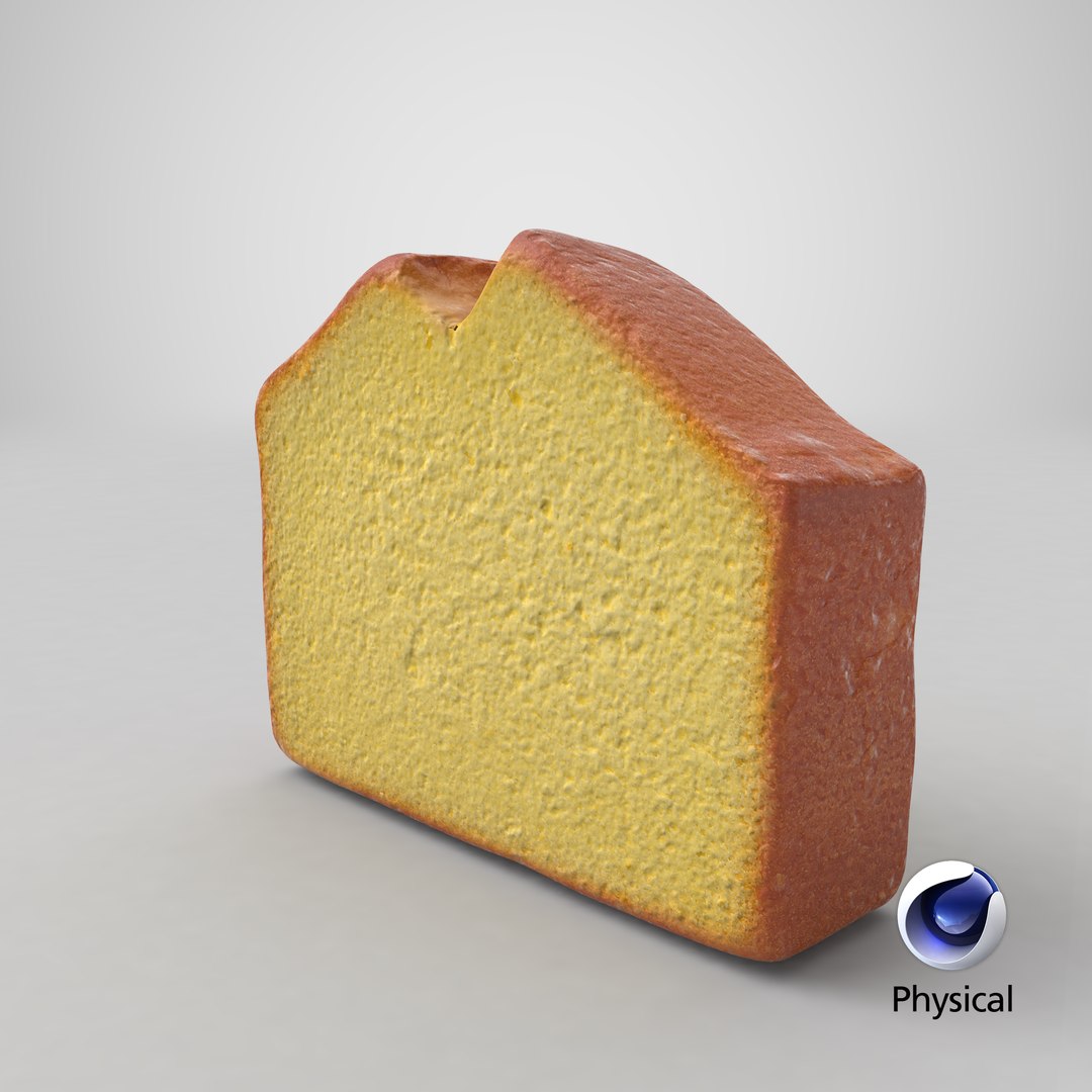 3D Butter Cake - TurboSquid 1870903