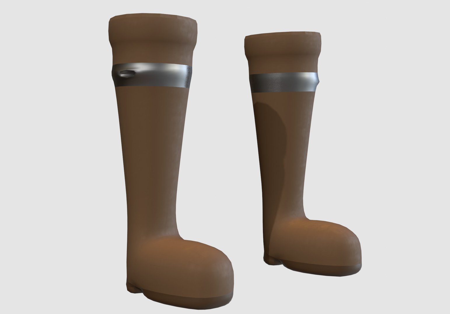 3D Brown Cartoon Bots - TurboSquid 1912824