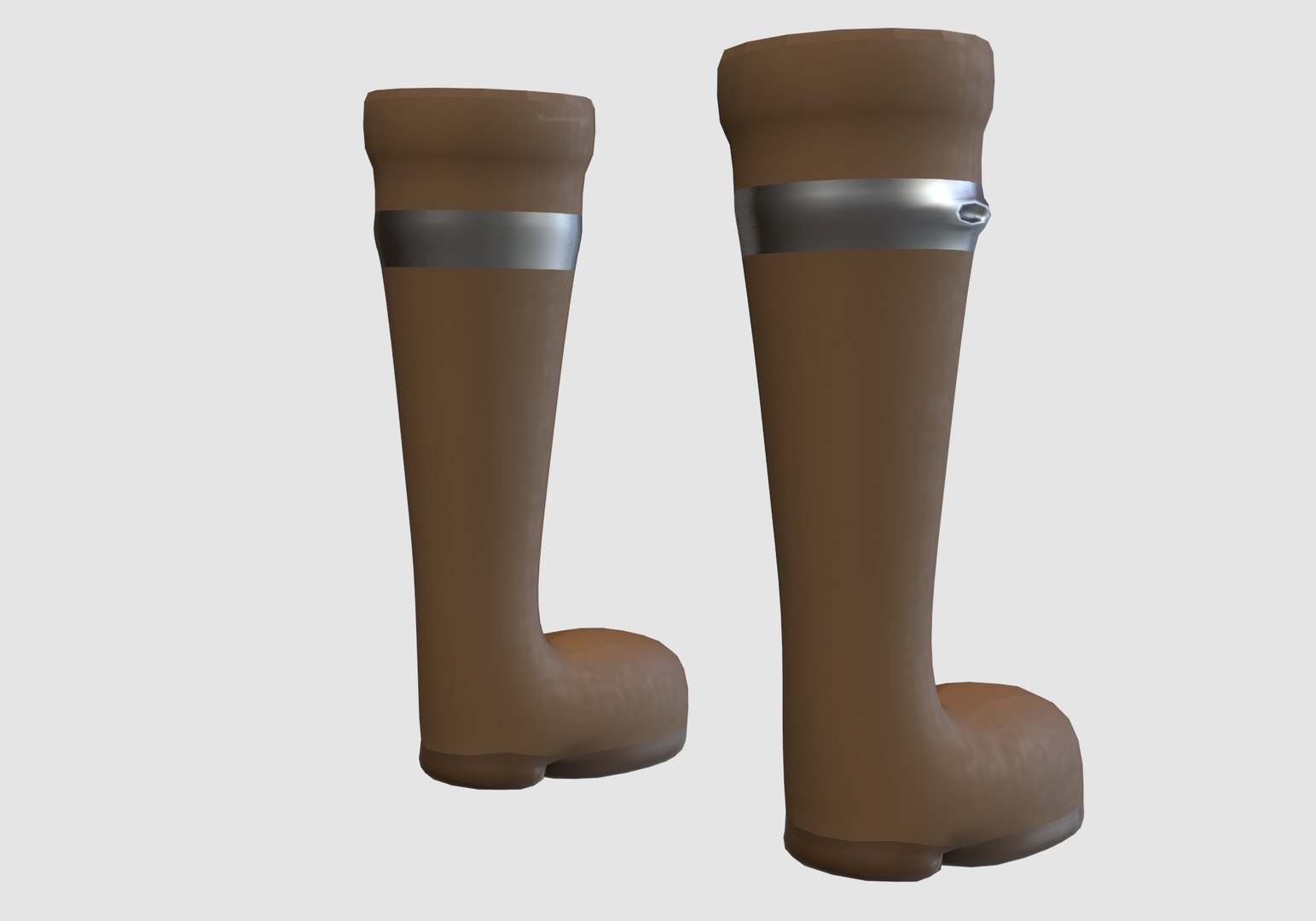 3D Brown Cartoon Bots - TurboSquid 1912824