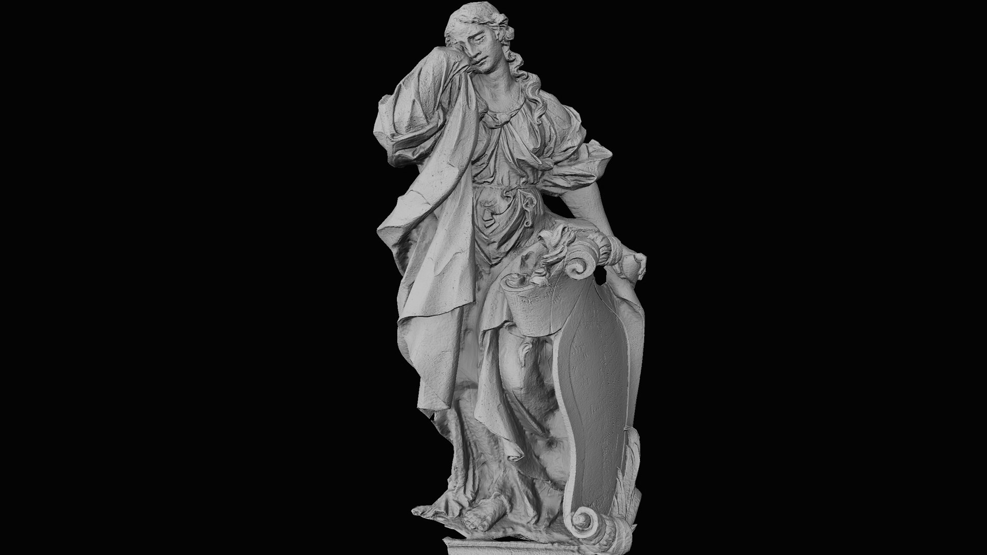 Ancient Roman Statue Stone Monument PBR Photogrammetry Model ...