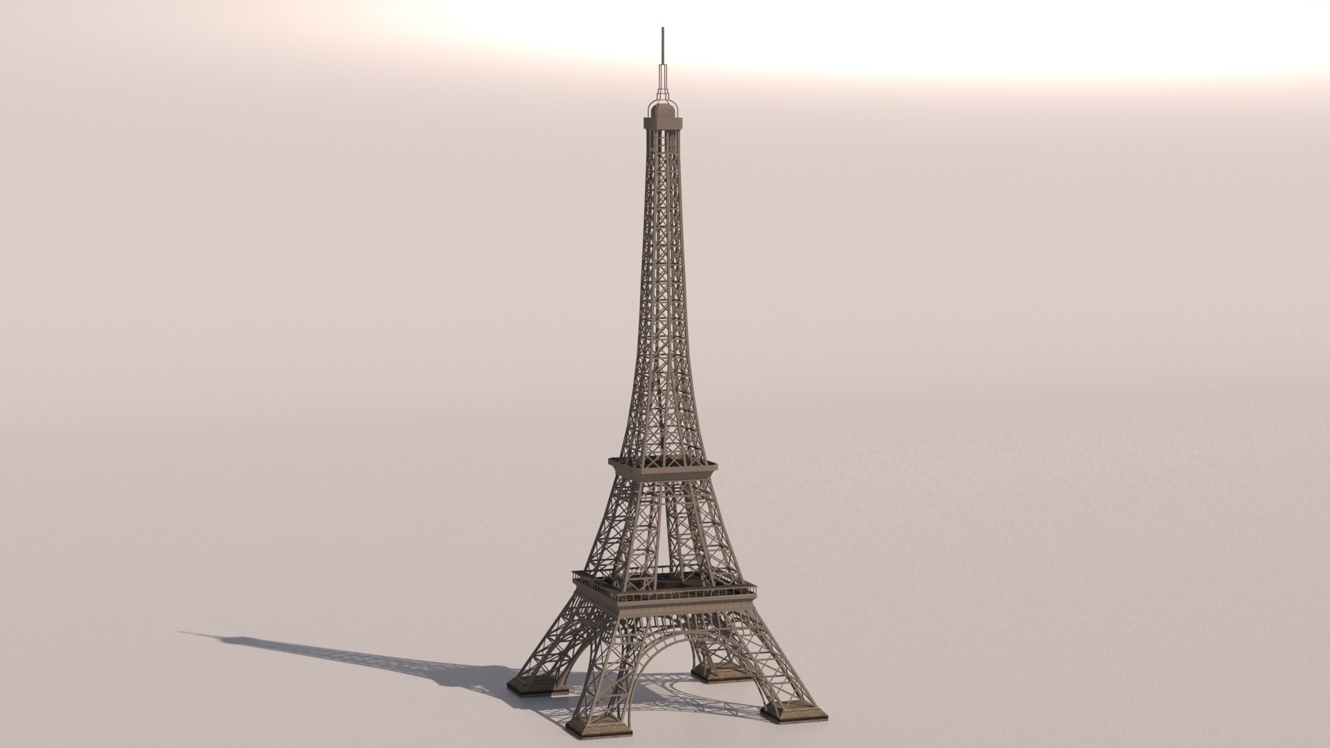 3D Model Eiffel Tower Day And Night - TurboSquid 2101418