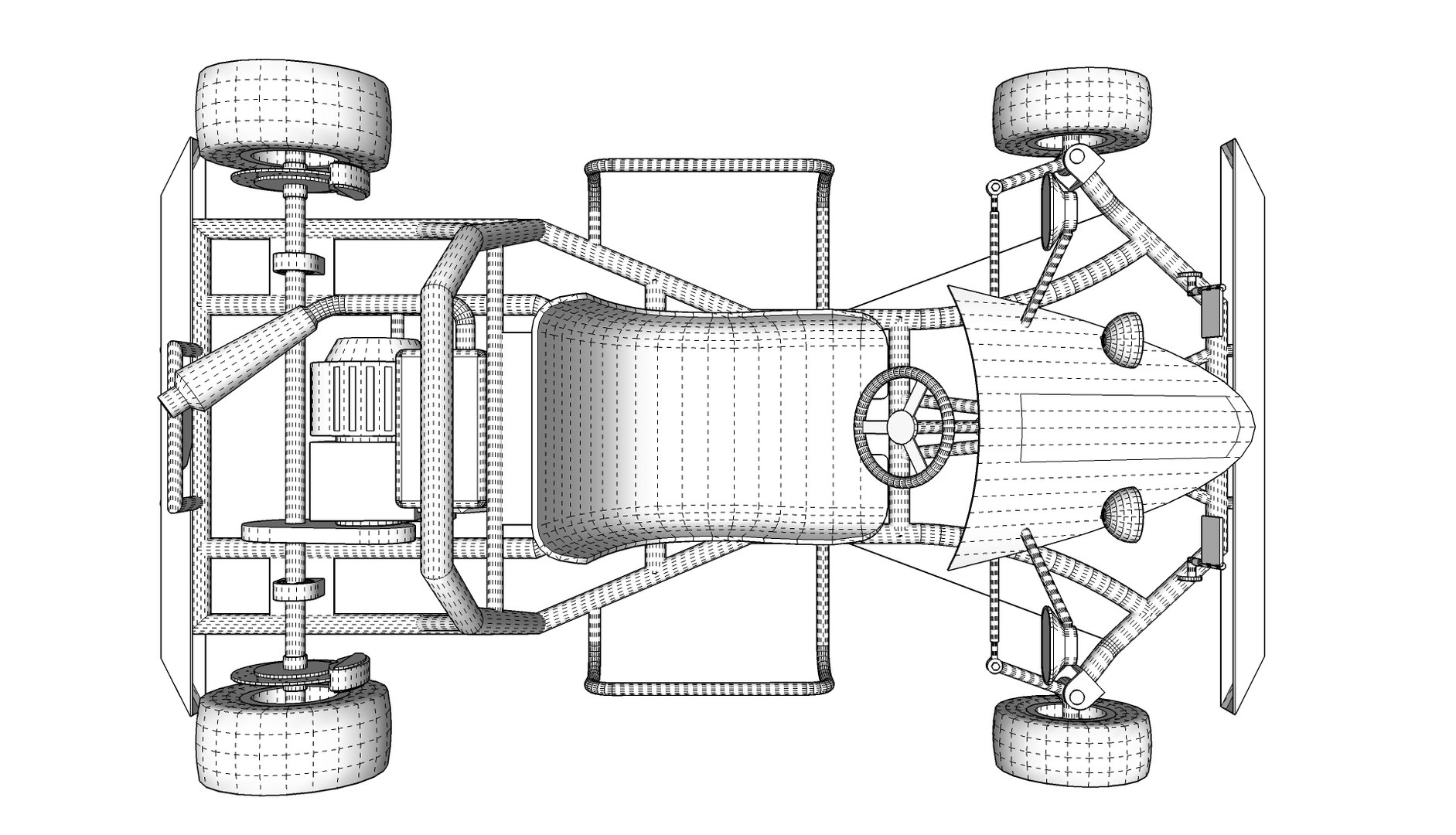 3D Go Cart - TurboSquid 2108284