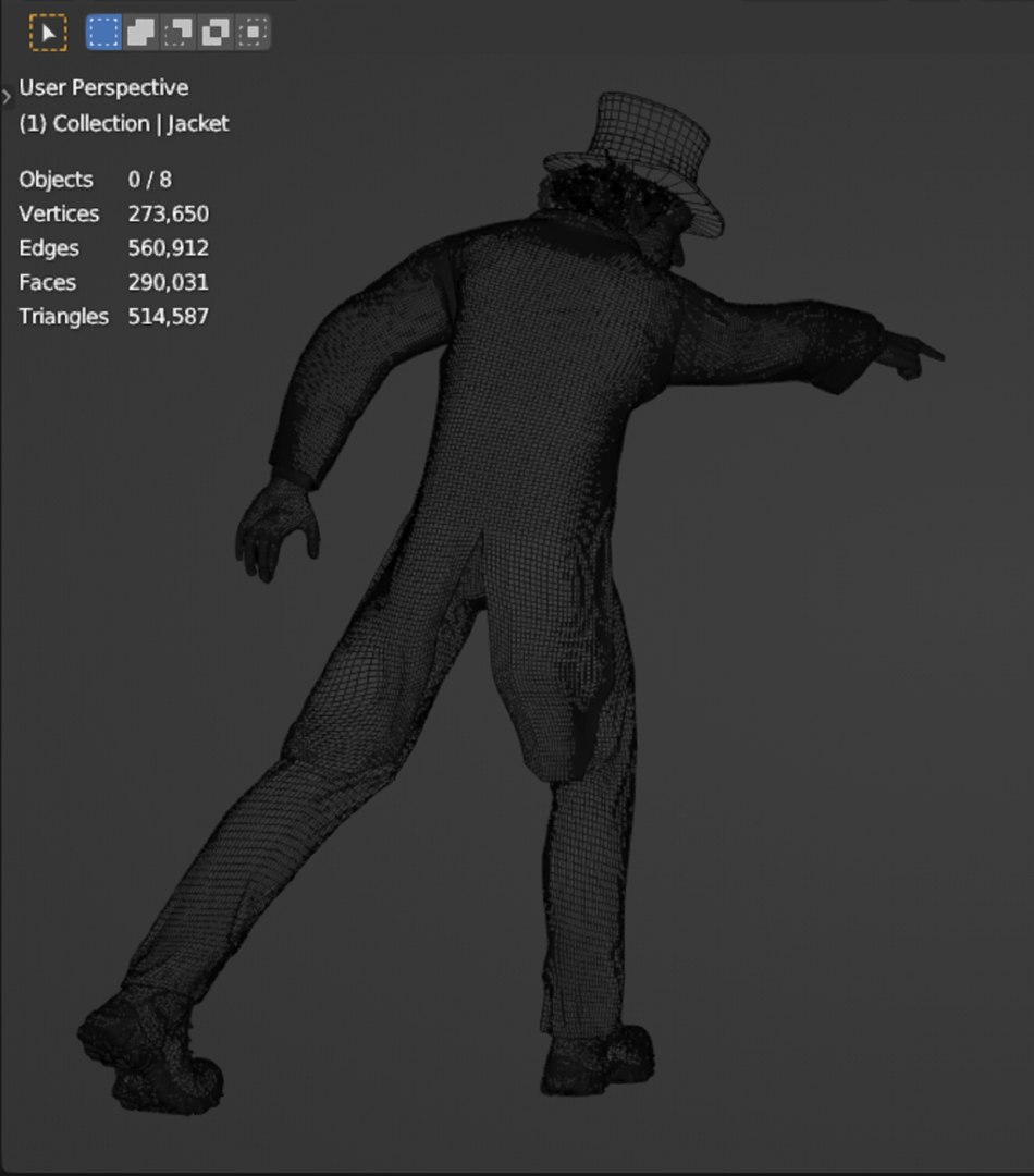 3D Uncle Sam - TurboSquid 1929301