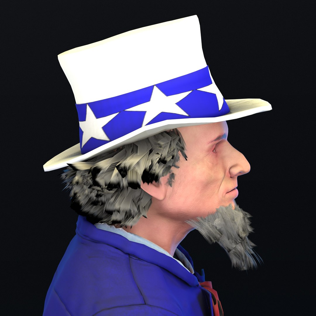 3D Uncle Sam - TurboSquid 1929301