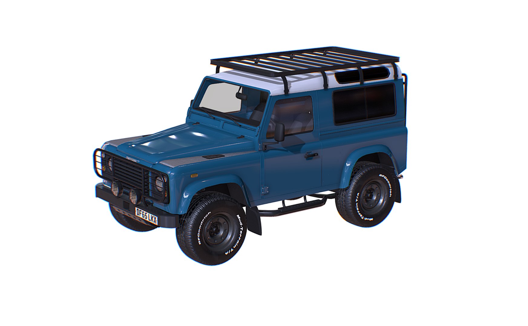 3D Land Rover Defender 90 Model - TurboSquid 2229738