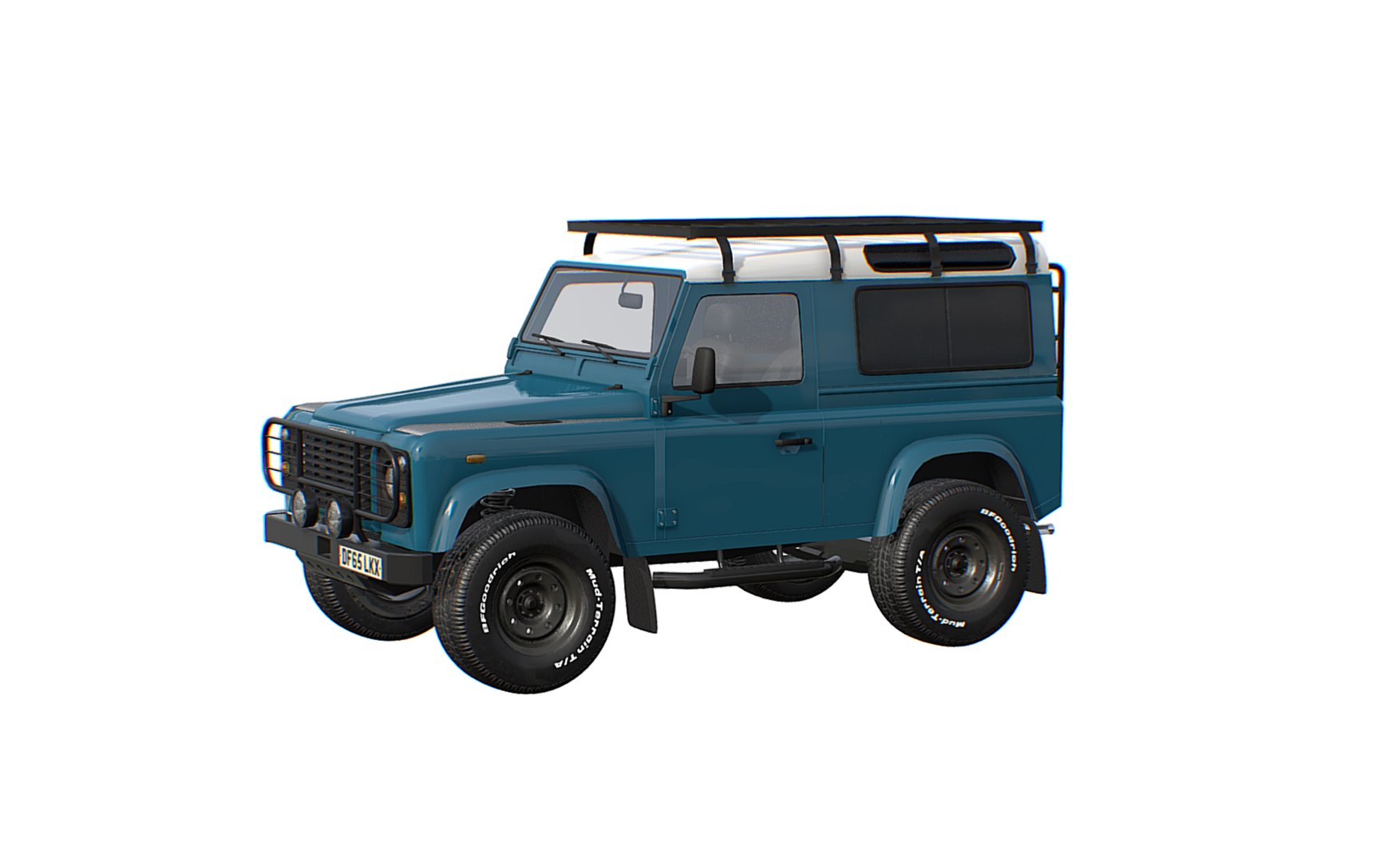 3D Land Rover Defender 90 Model - TurboSquid 2229738