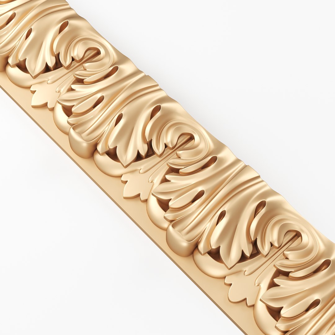 Classic Carved Border 3D - TurboSquid 1878217