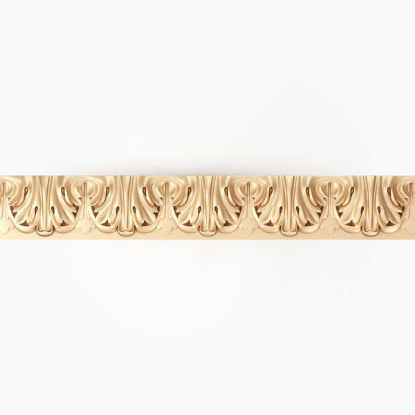 carved border 3d max