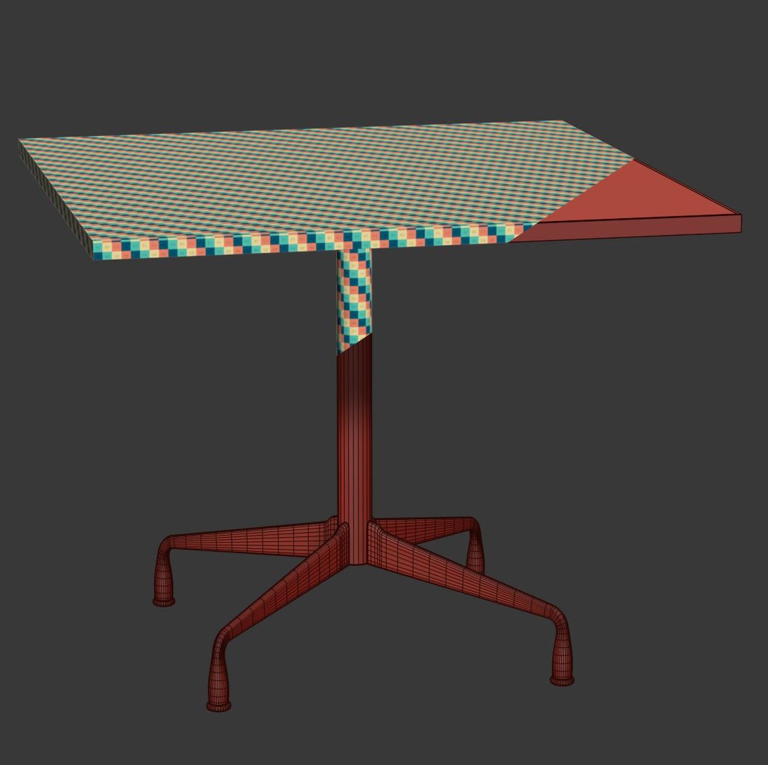 Fenix Restaurant Square Table S90 Model - TurboSquid 1822775