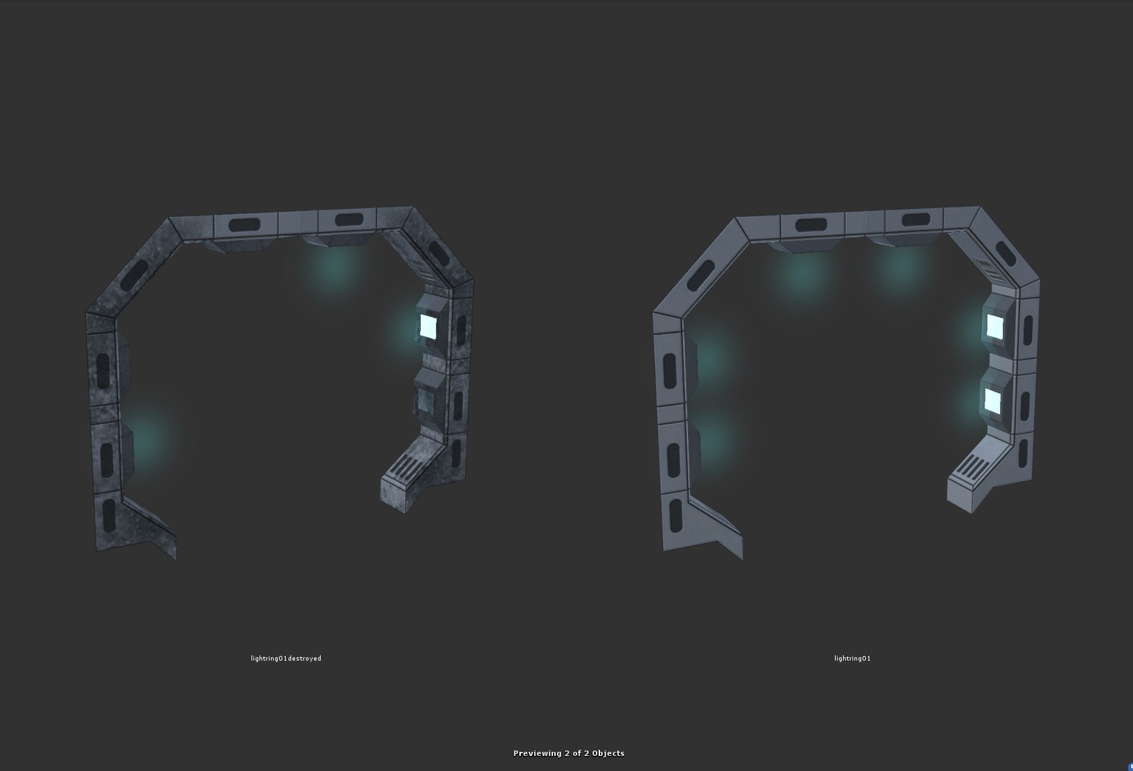Module Corridor Set Model - TurboSquid 1264709