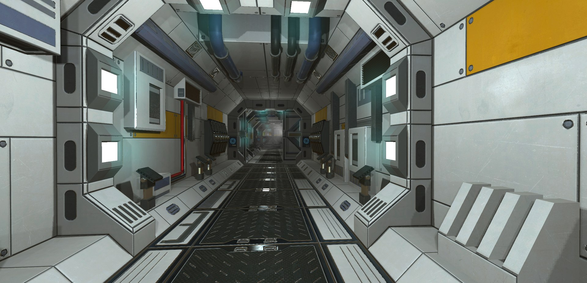 Module Corridor Set Model - TurboSquid 1264709