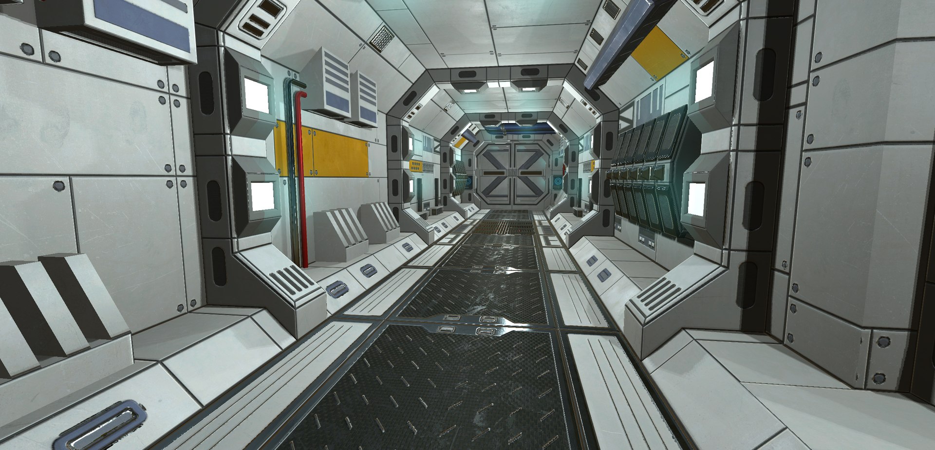 Module Corridor Set Model - TurboSquid 1264709