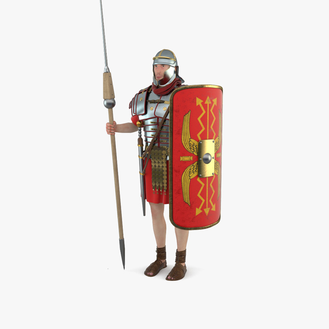 modelo 3d Soldado romano - TurboSquid 1827795