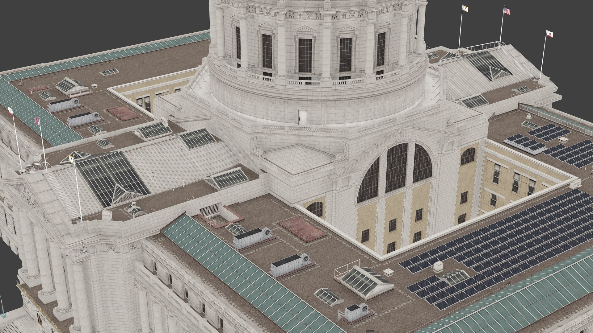 3D San Francisco City Hall Model - TurboSquid 1916971