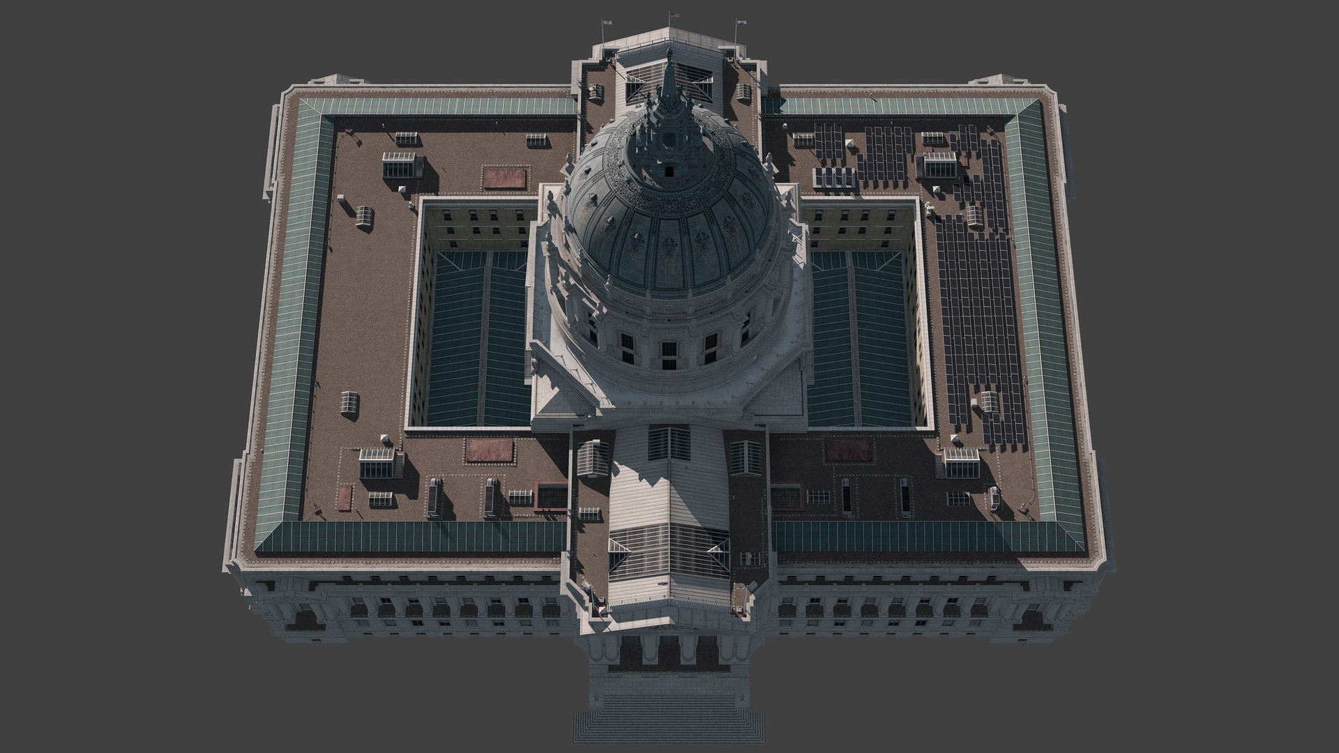 3D San Francisco City Hall Model - TurboSquid 1916971