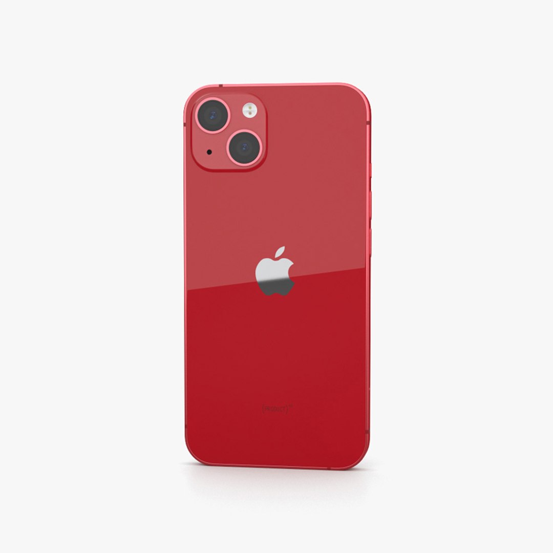 Apple iPhone 13 Red 3D - TurboSquid 1878706