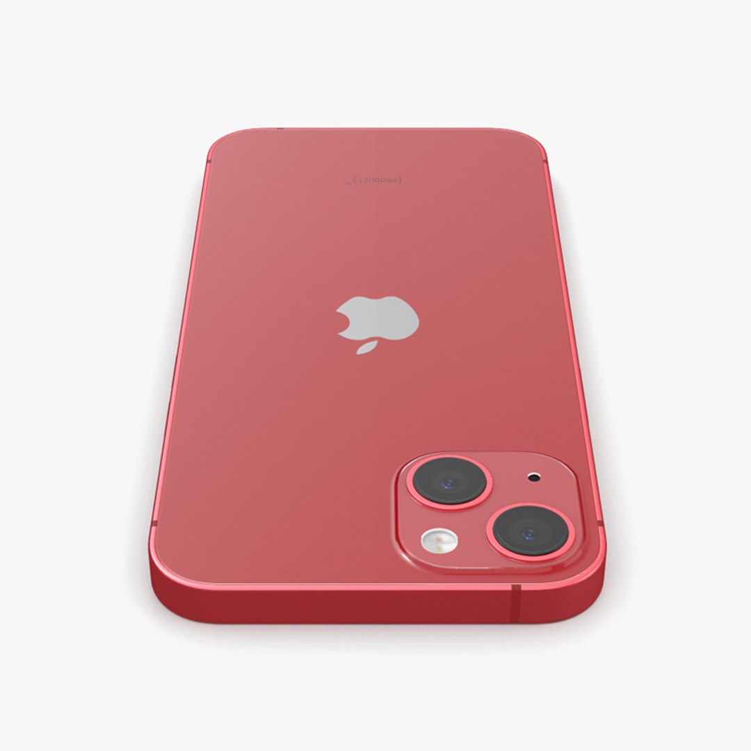 Apple iPhone 13 Red 3D - TurboSquid 1878706