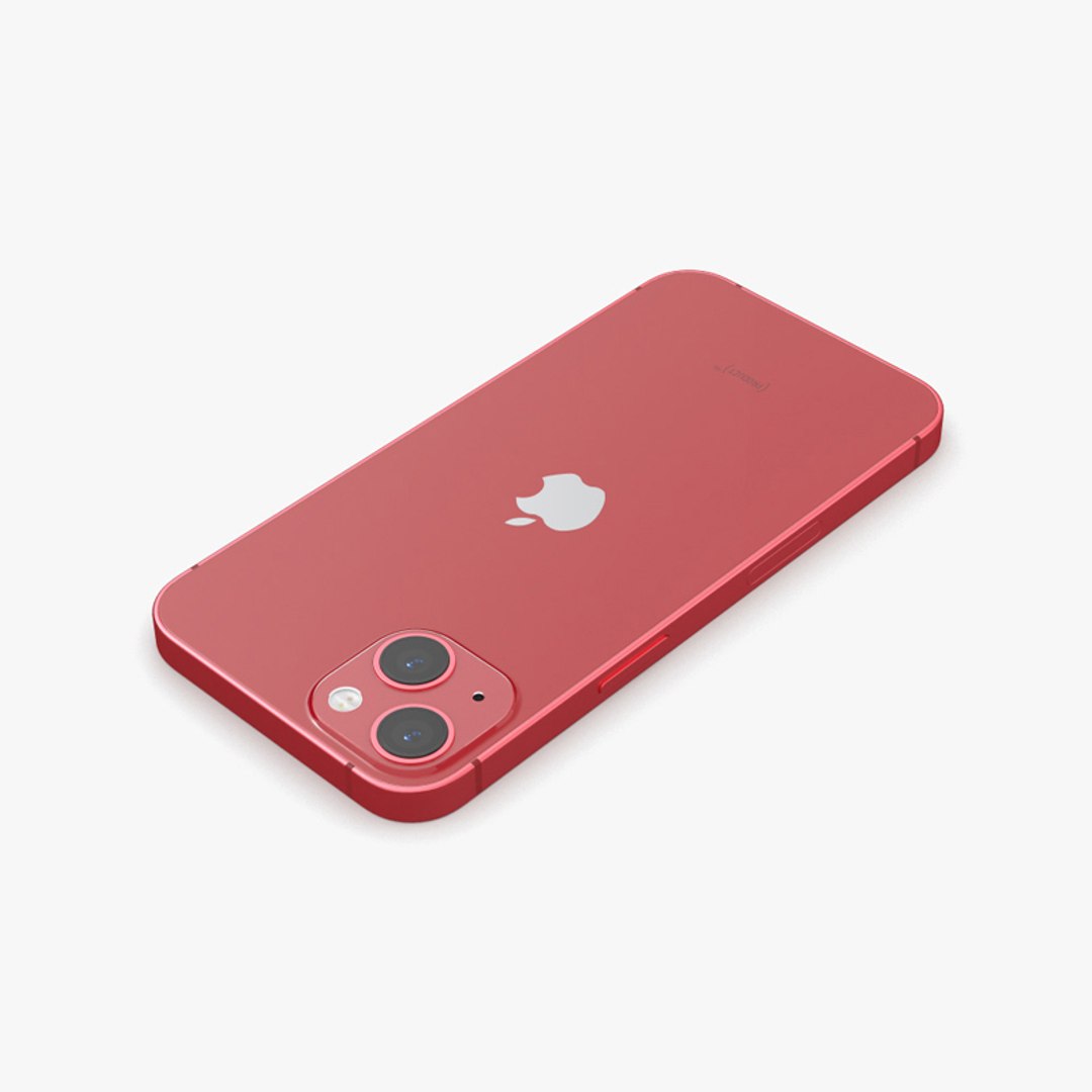 Apple iPhone 13 Red 3D - TurboSquid 1878706