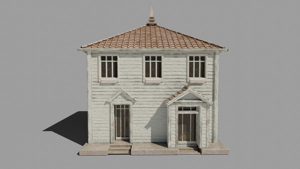 Classic house with 4k pbr textures game ready 3D - TurboSquid 1981167