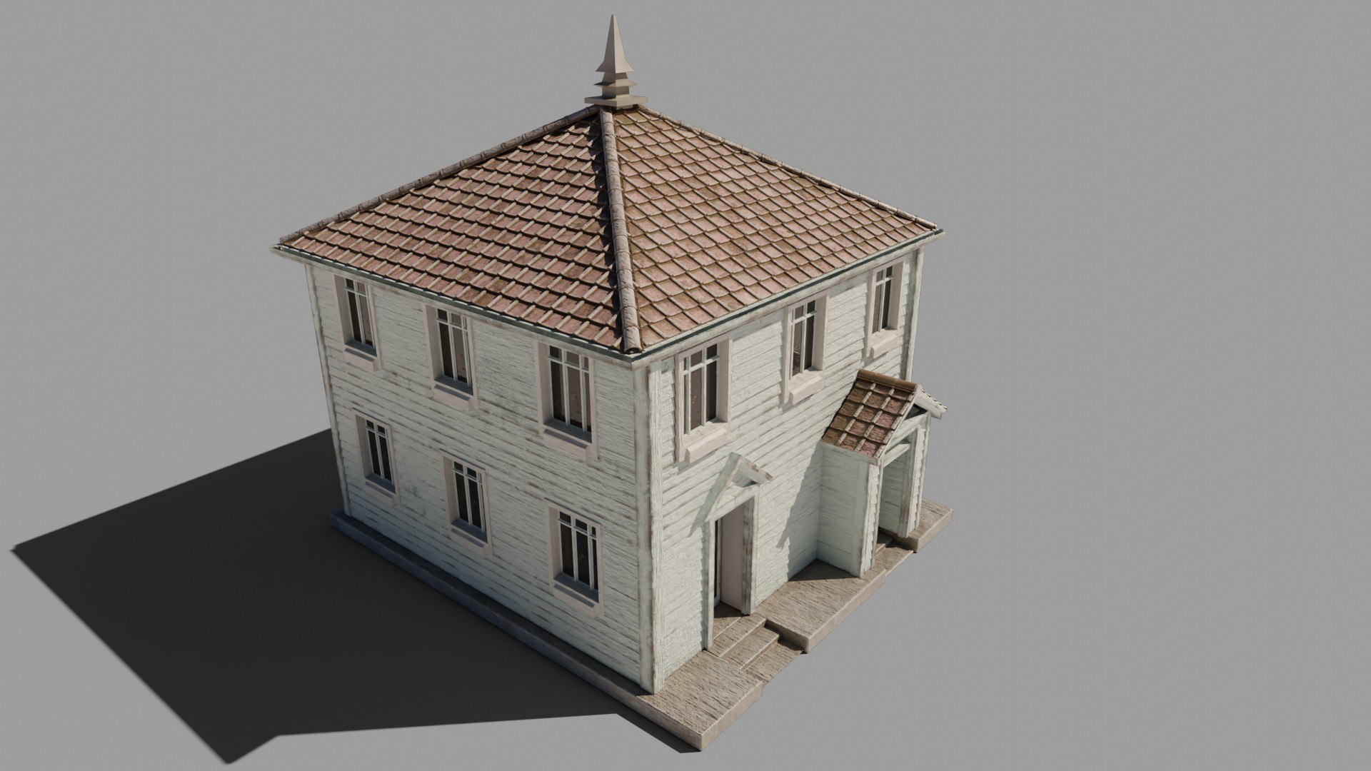 Classic House With 4k Pbr Textures Game Ready 3D - TurboSquid 1981167