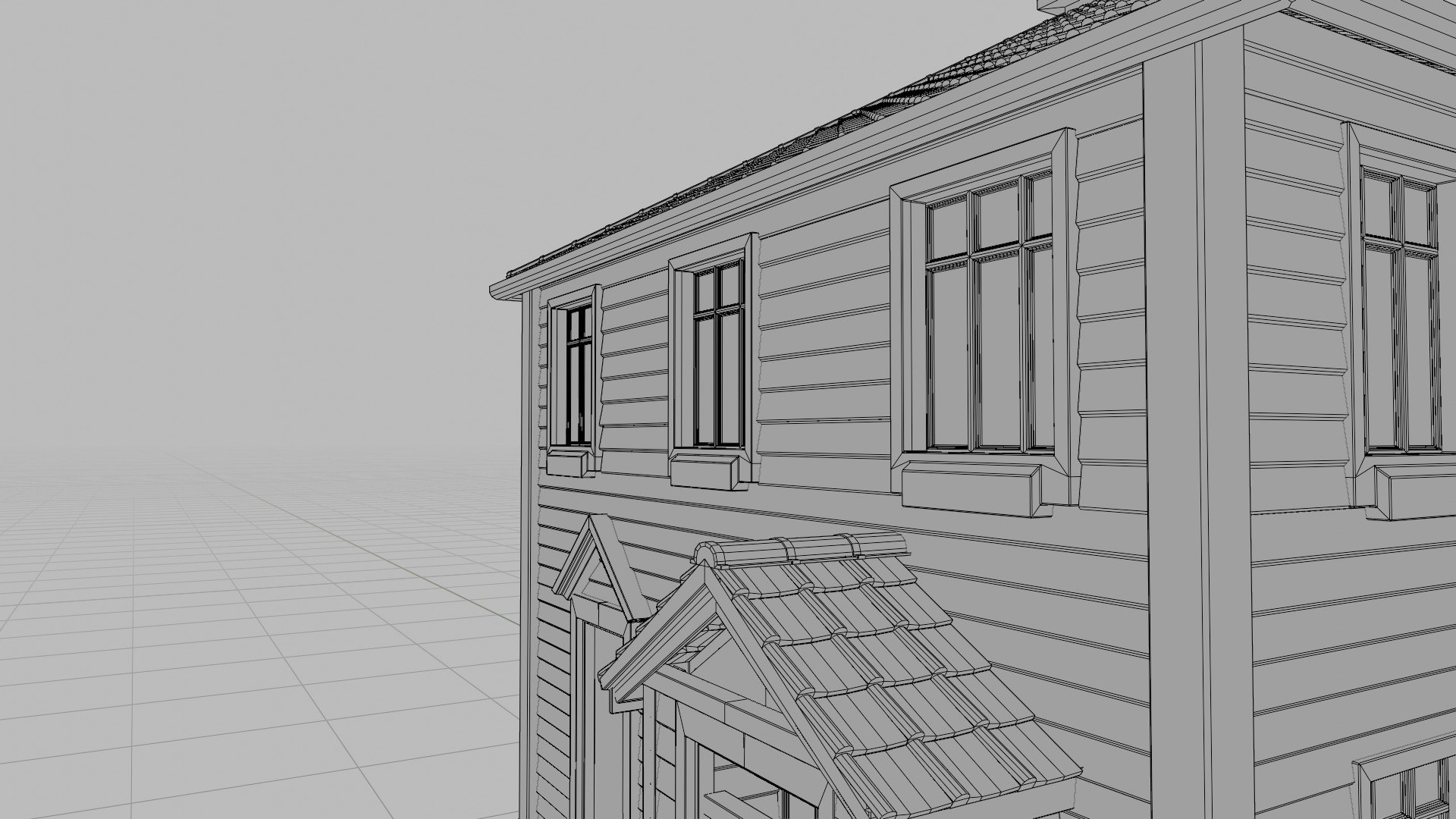 Classic House With 4k Pbr Textures Game Ready 3D - TurboSquid 1981167