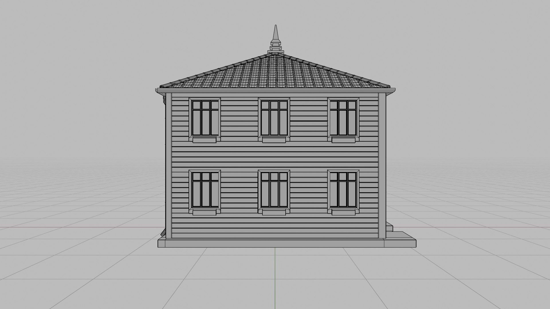 Classic House With 4k Pbr Textures Game Ready 3D - TurboSquid 1981167