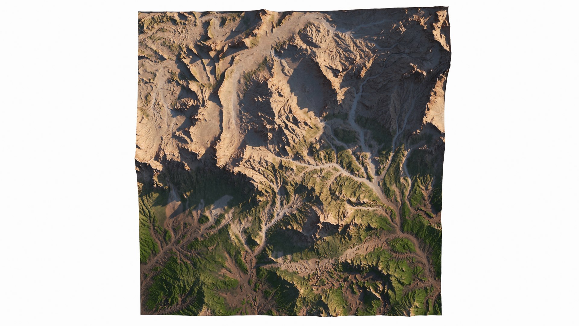 3D Terrain 2 Model - TurboSquid 2160570