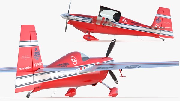 3D aerobatic aircraft zivko edge - TurboSquid 1465383