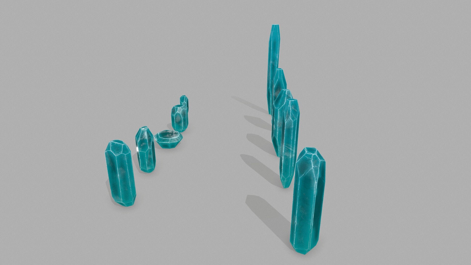Crystal Set 3D Model - TurboSquid 2148668