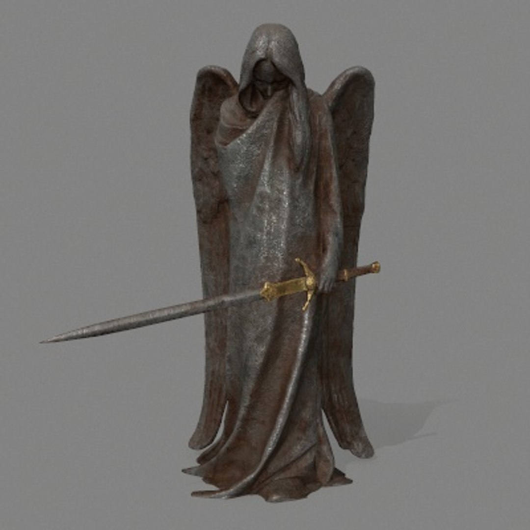 Angel Statue 3 3D Model - TurboSquid 2029045