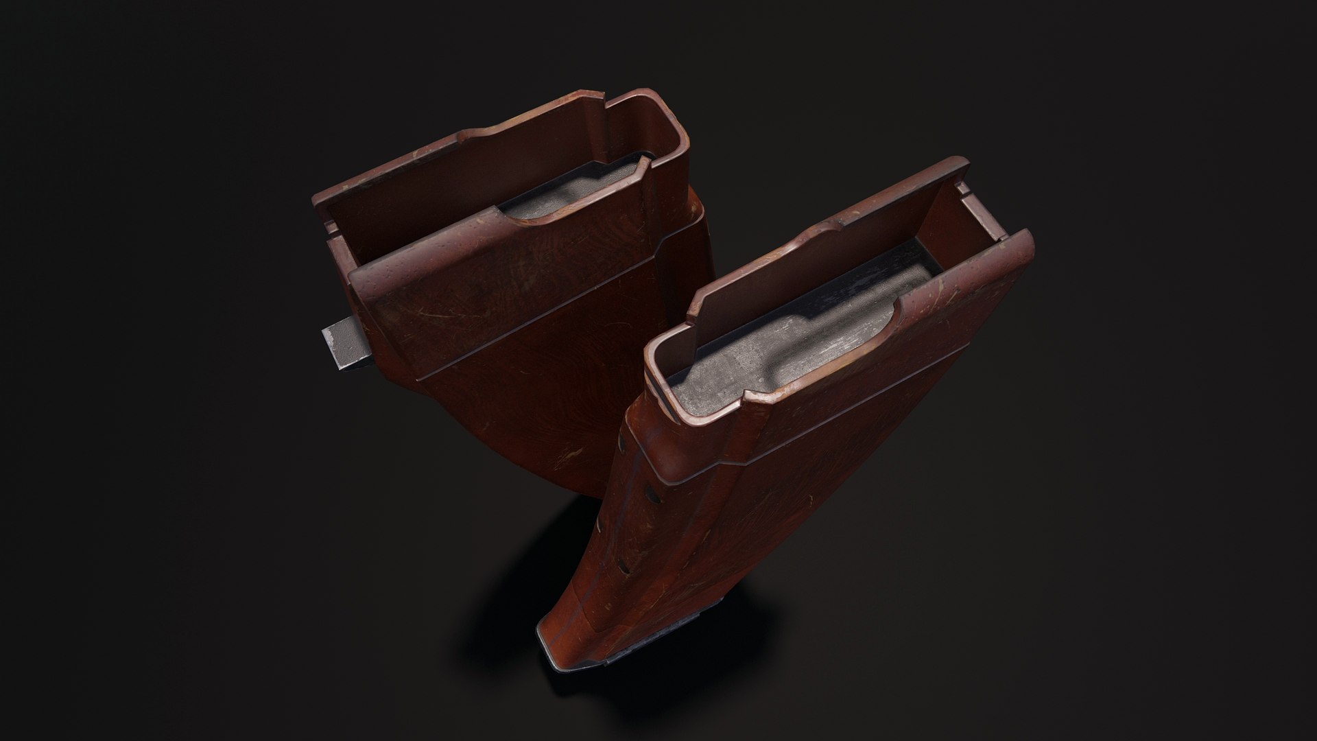 3D Gun Magazine Bakelite Old Red AK47 762x39 Rifle Model - TurboSquid ...