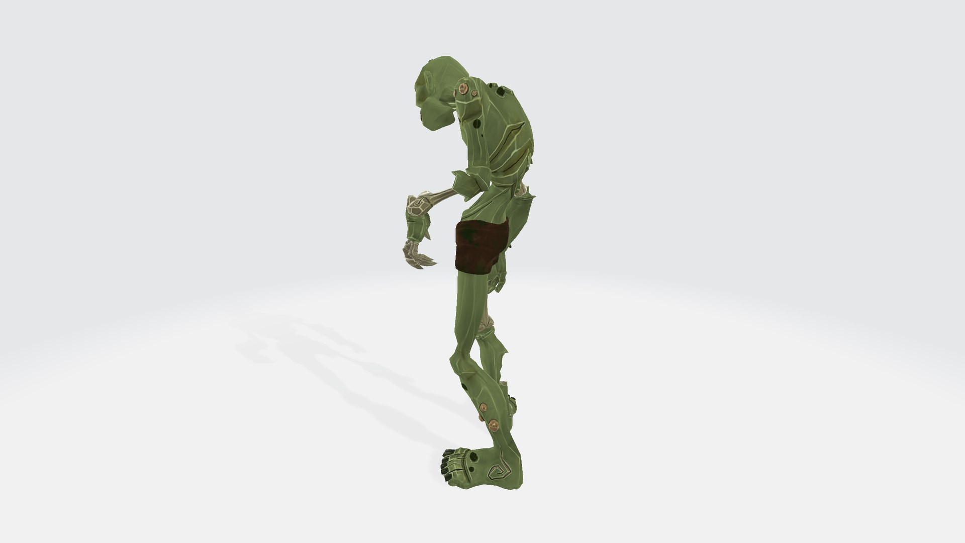Male Zombie 3D Model - TurboSquid 2350205