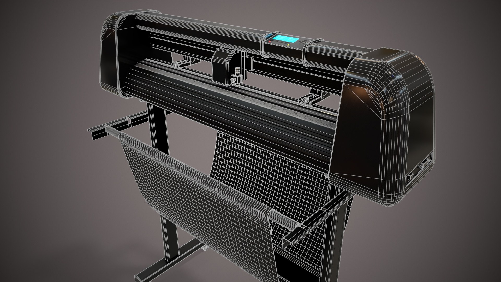 Plotter with Stand model - TurboSquid 2097081