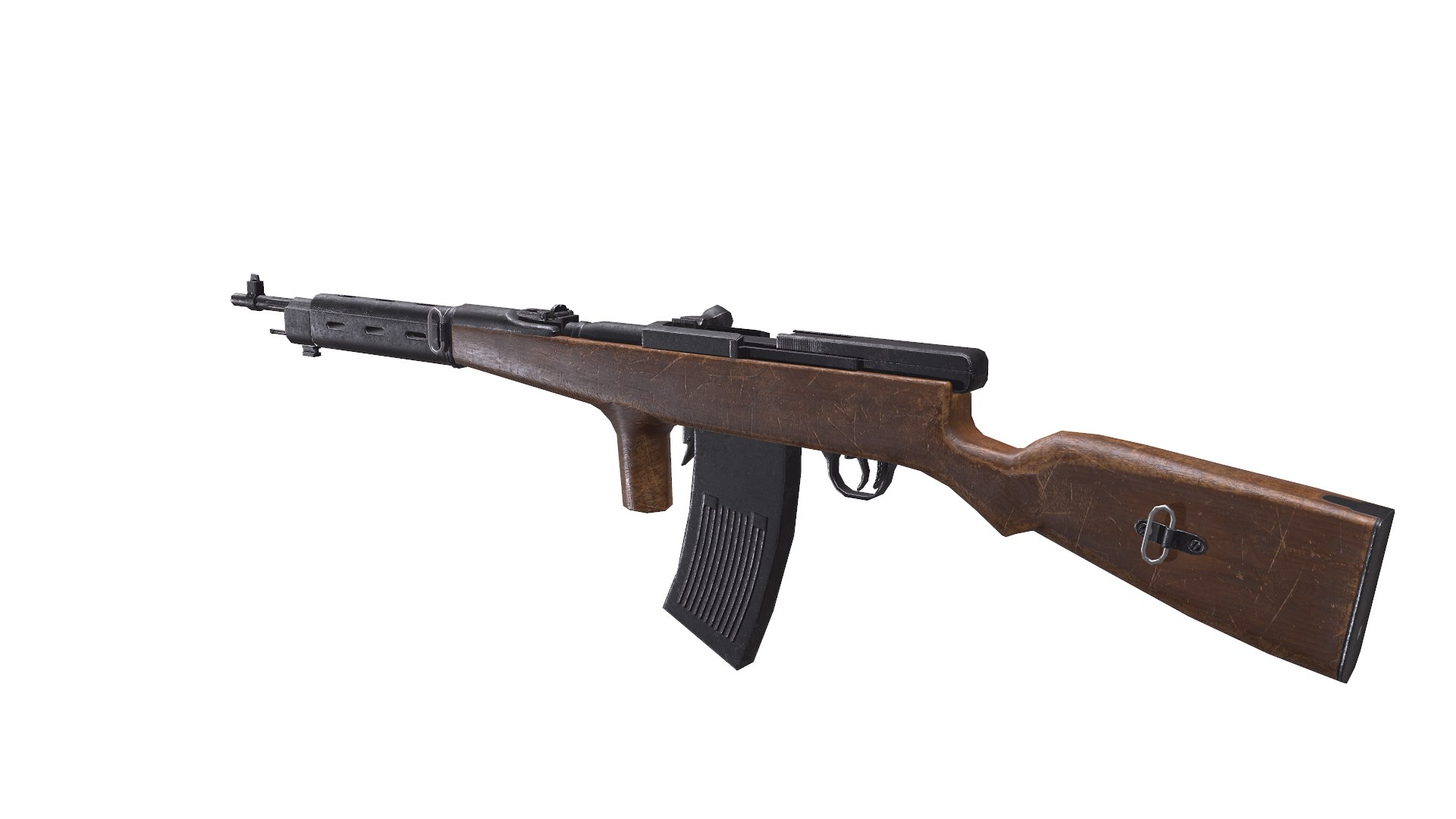 Fedorov Avtomat Assault Rifle 3D Model - TurboSquid 1881533