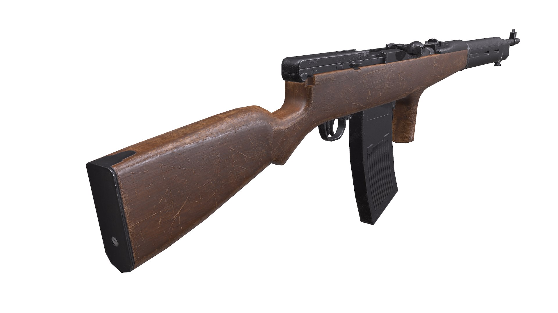 Fedorov Avtomat Assault Rifle 3D Model - TurboSquid 1881533