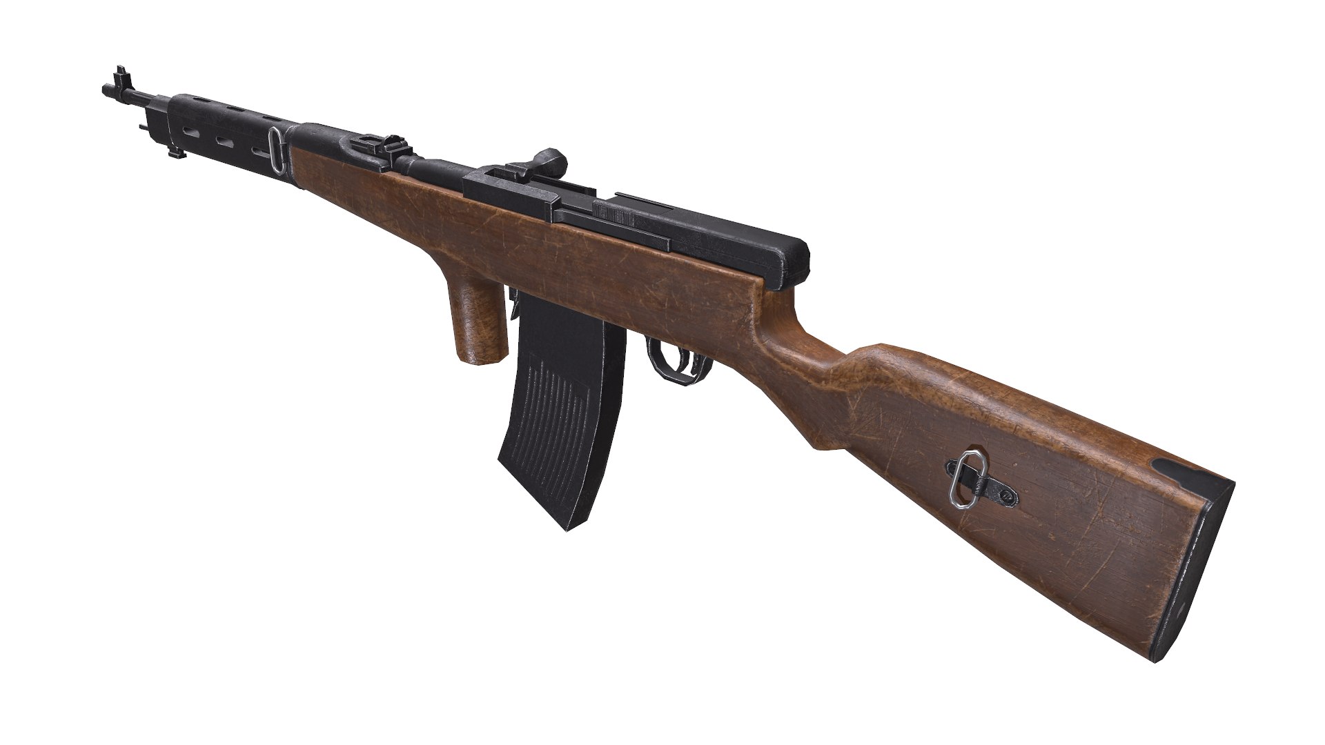 Fedorov Avtomat Assault Rifle 3D Model - TurboSquid 1881533