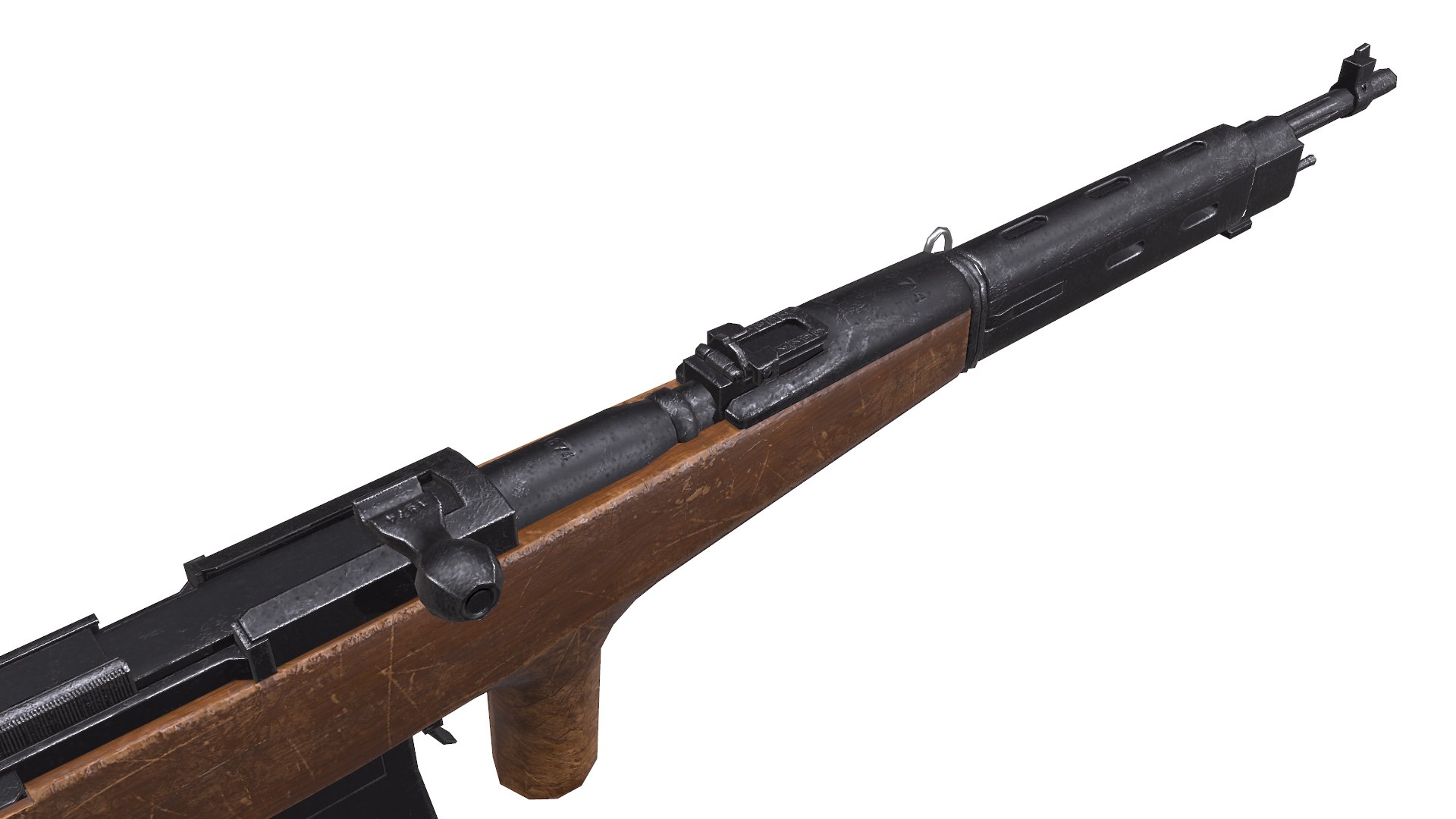 Fedorov Avtomat Assault Rifle 3D Model - TurboSquid 1881533