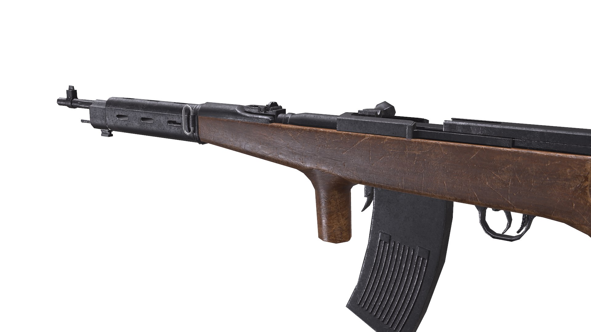 Fedorov Avtomat Assault Rifle 3D Model - TurboSquid 1881533