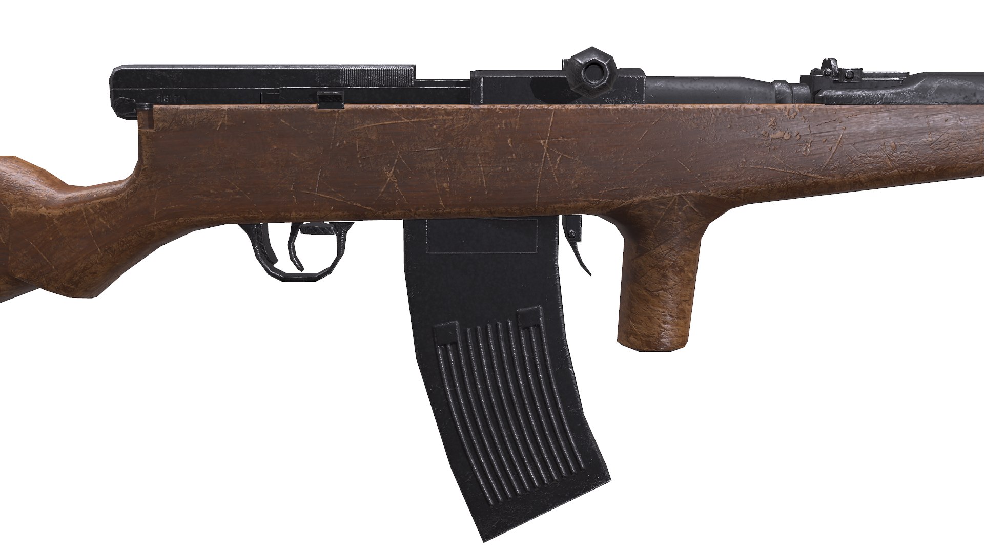 Fedorov Avtomat Assault Rifle 3D Model - TurboSquid 1881533