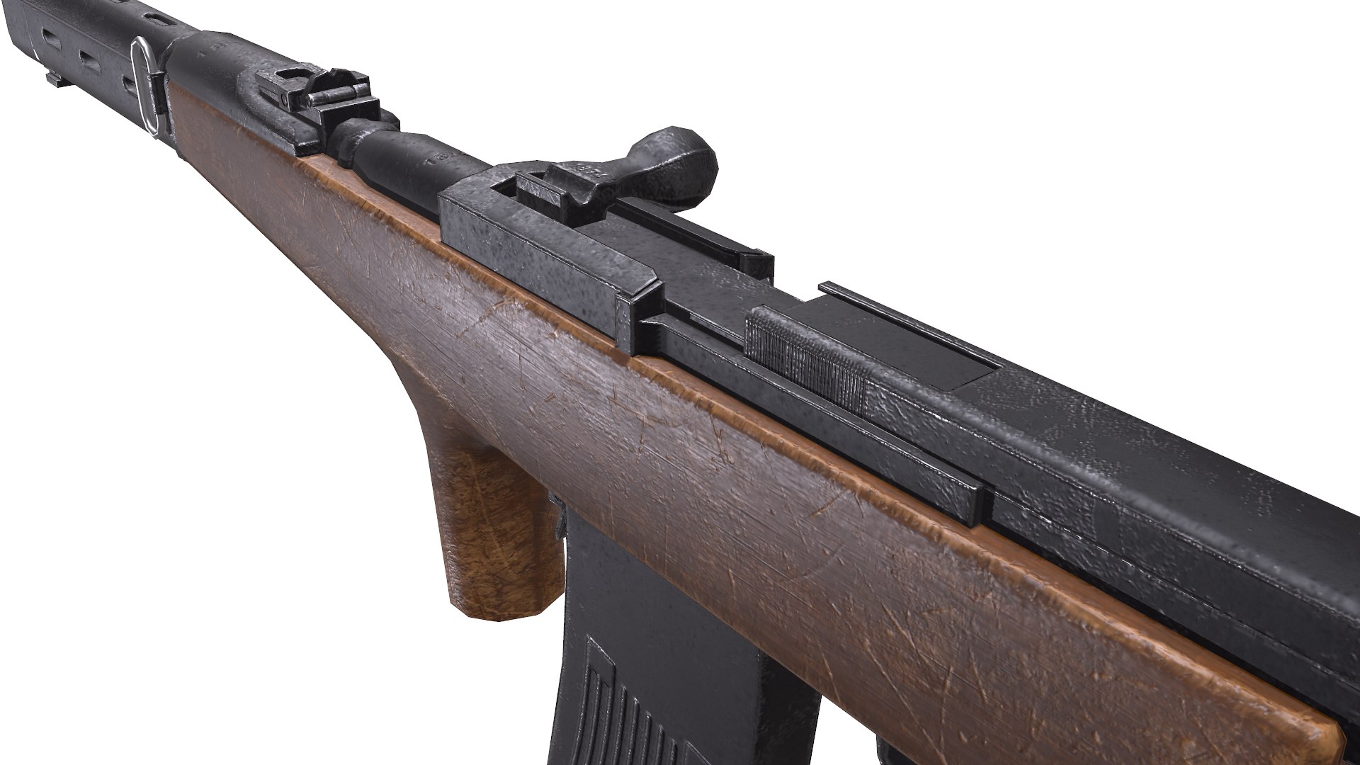 Fedorov Avtomat Assault Rifle 3D Model - TurboSquid 1881533