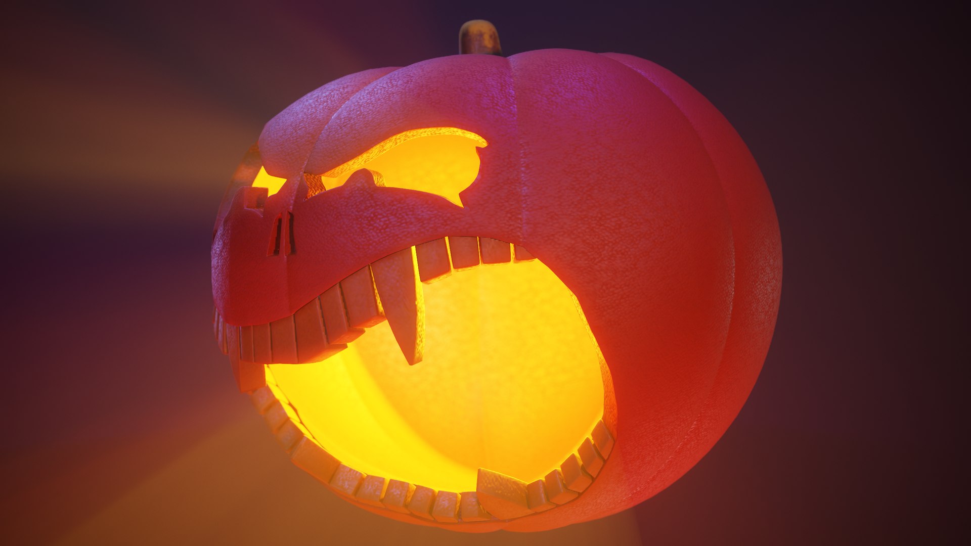 3D Halloween Pumpkin - Hungry - TurboSquid 1798180