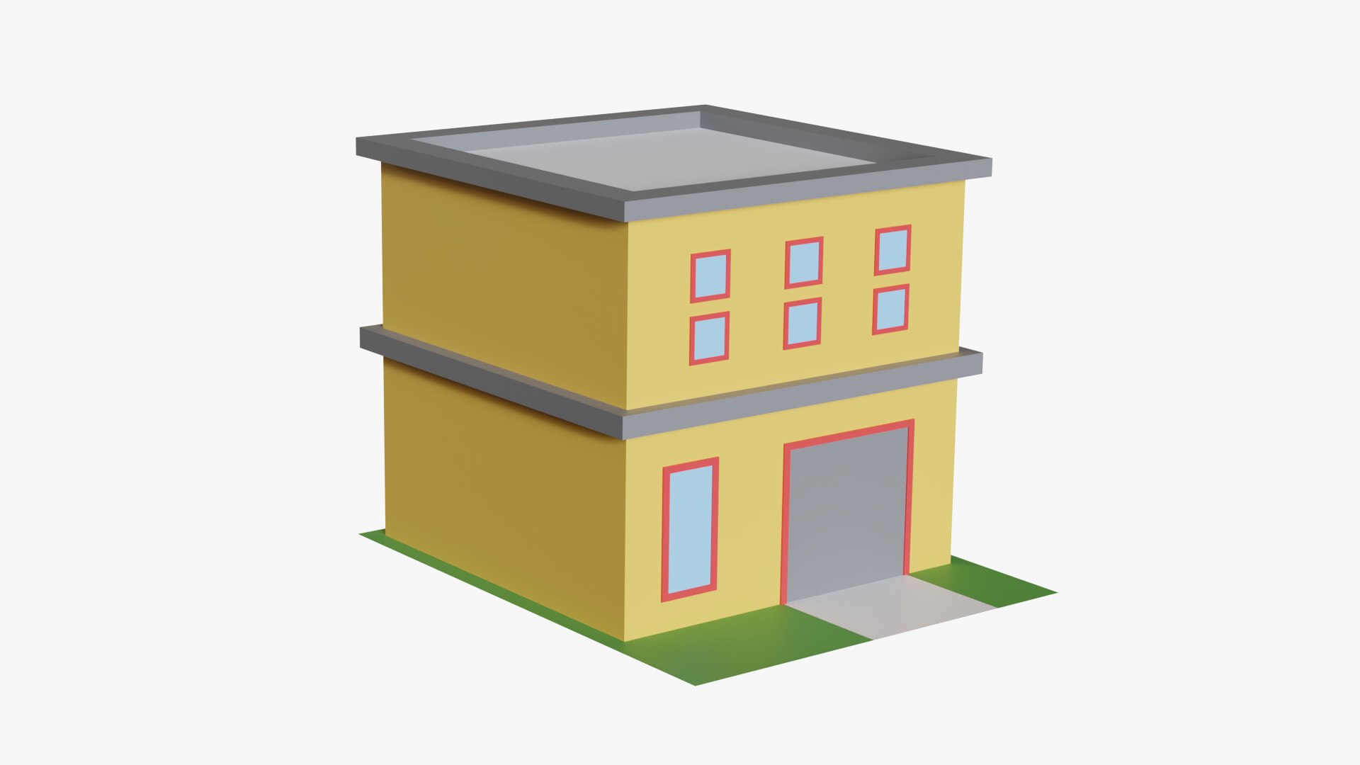 Isometric House 3D Model - TurboSquid 2079315