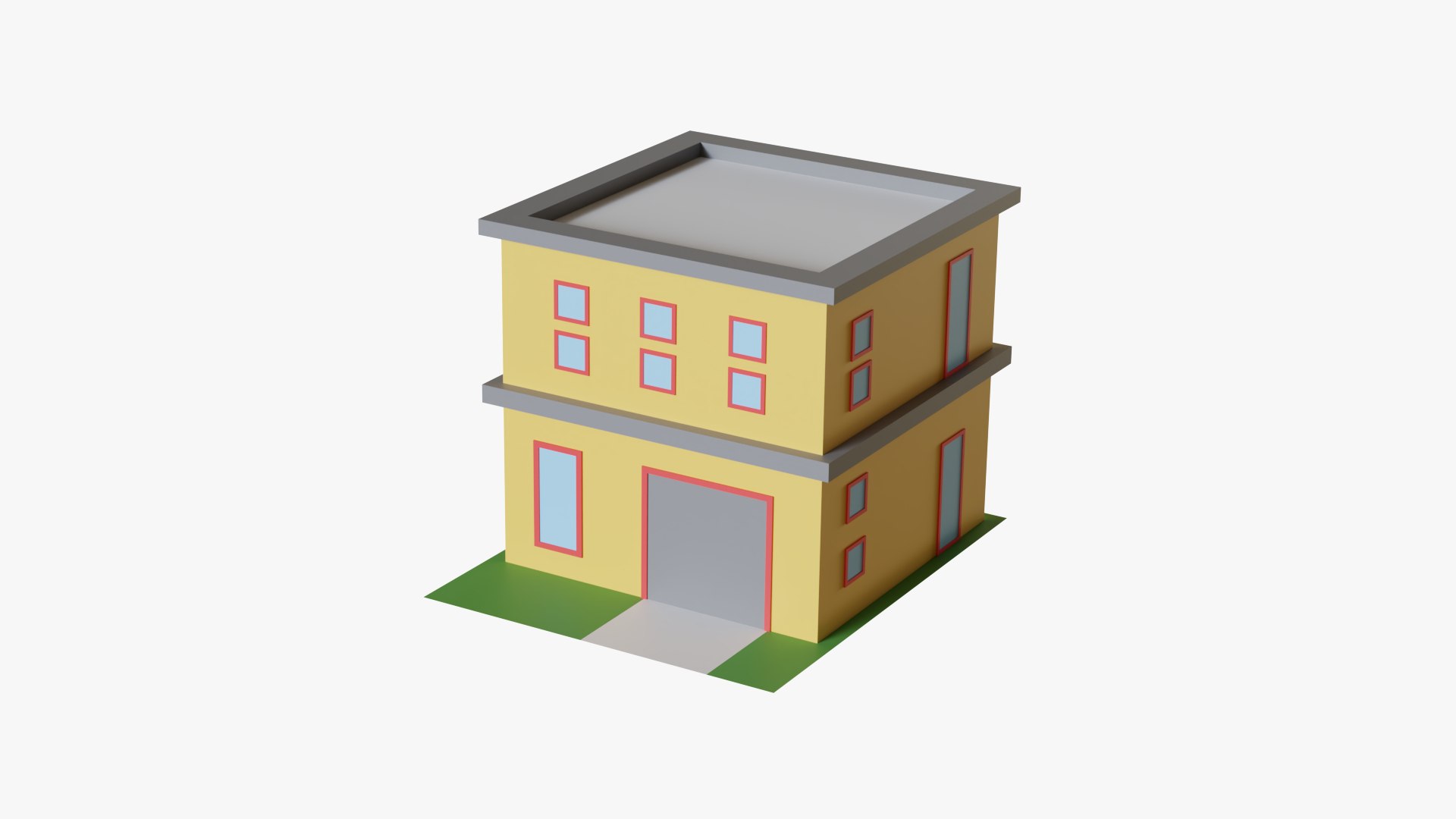 Isometric House 3D Model - TurboSquid 2079315