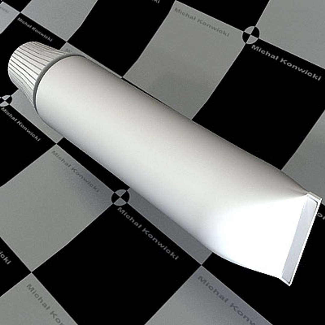 3ds Max Tube Toothpaste