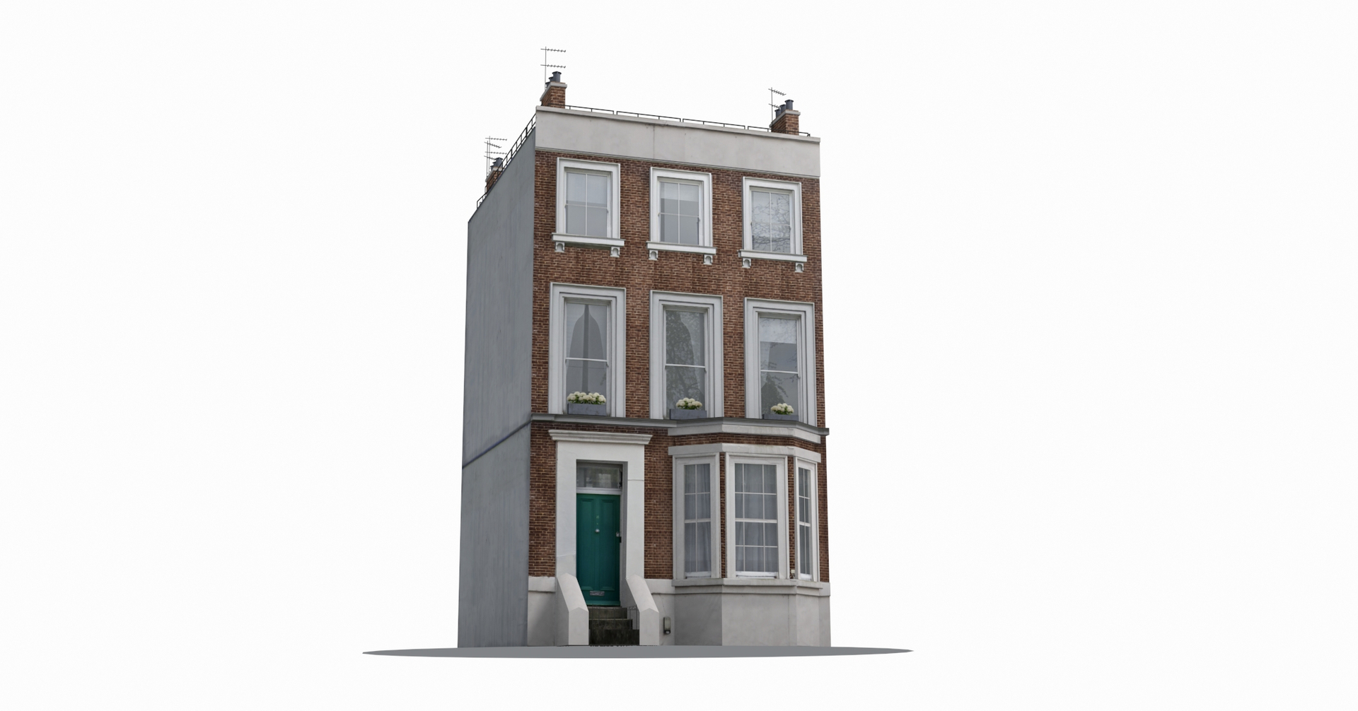 London Townhouse 03 3D Model - TurboSquid 1754804