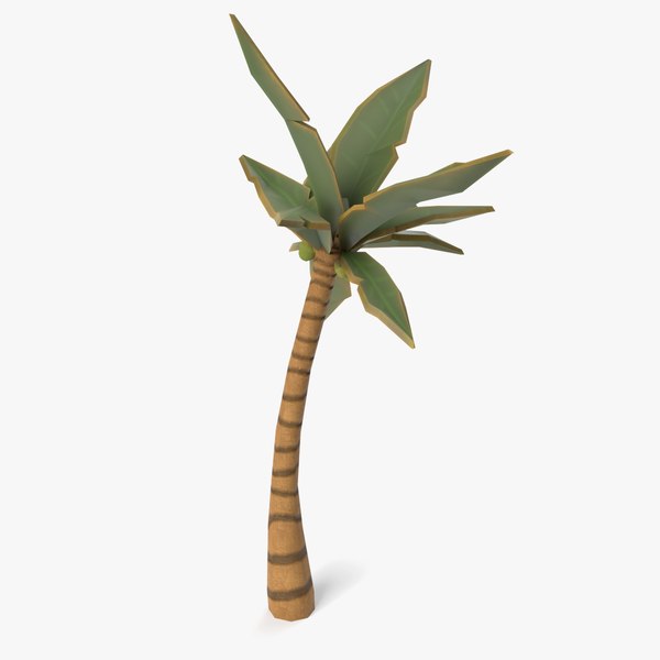 Palm tree stylized model - TurboSquid 1670357