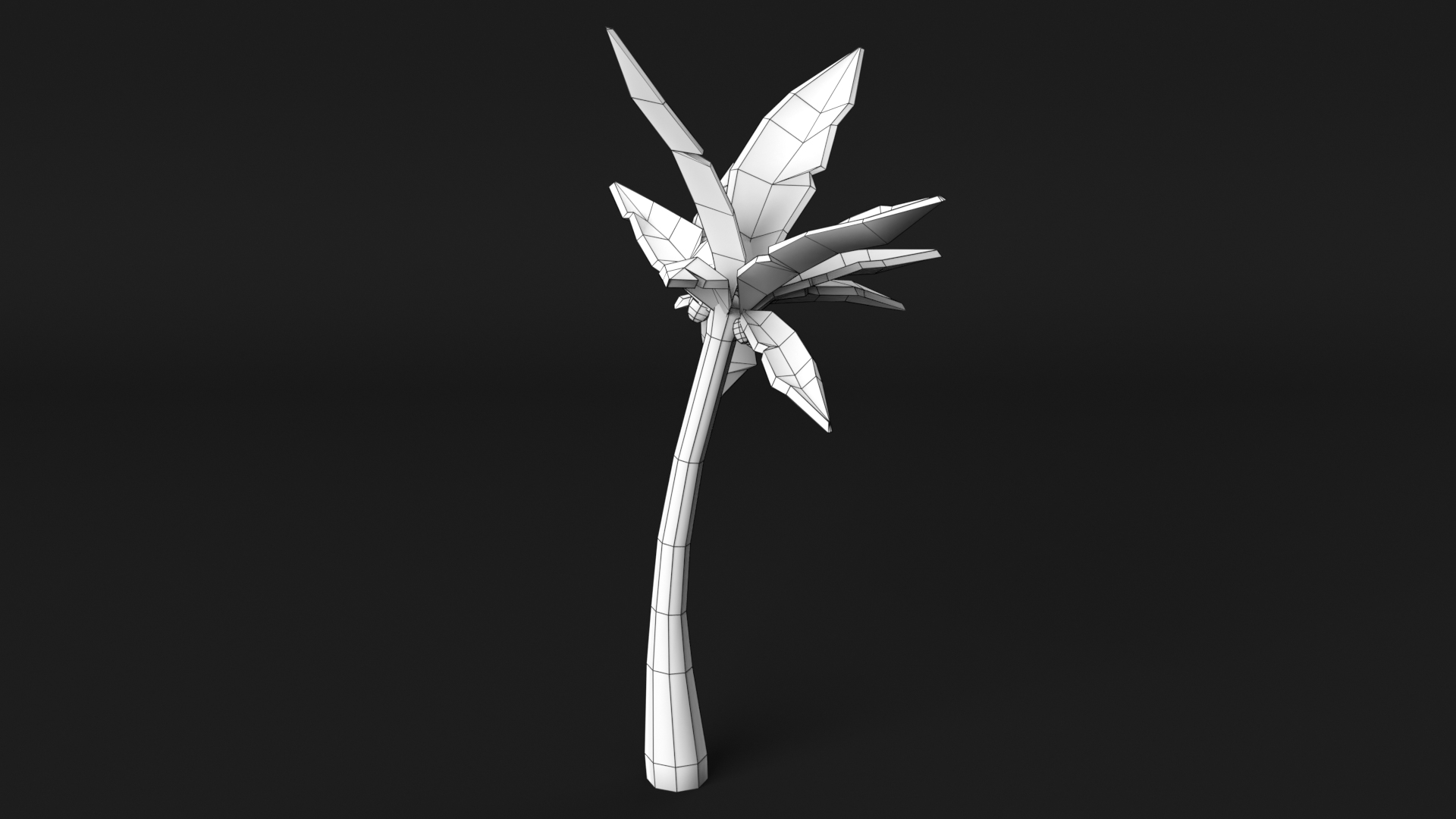 Palm tree stylized model - TurboSquid 1670357